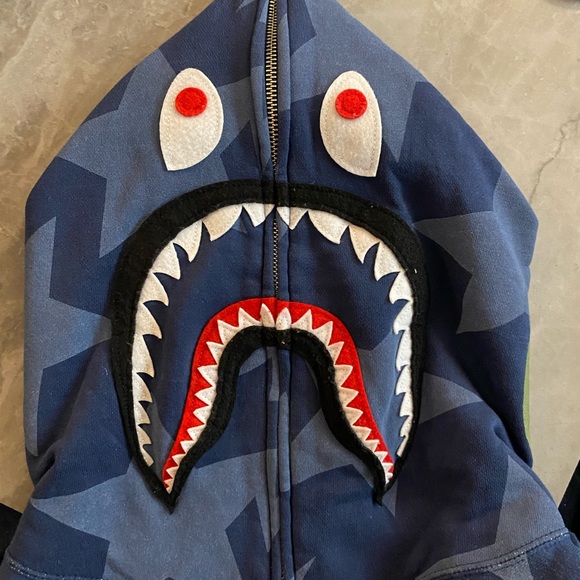 Bape | Shirts | Bape Sta Pattern Zip Up Hoodie | Poshmark